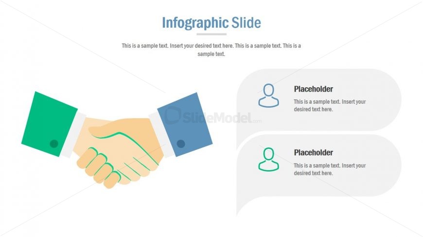 Hand Shake PowerPoint Infographics - SlideModel