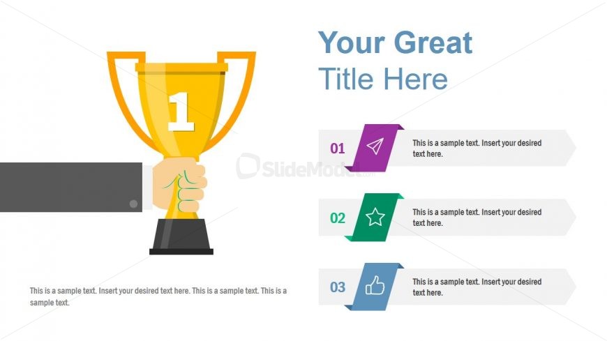 Competition PowerPoint Award Layout - SlideModel