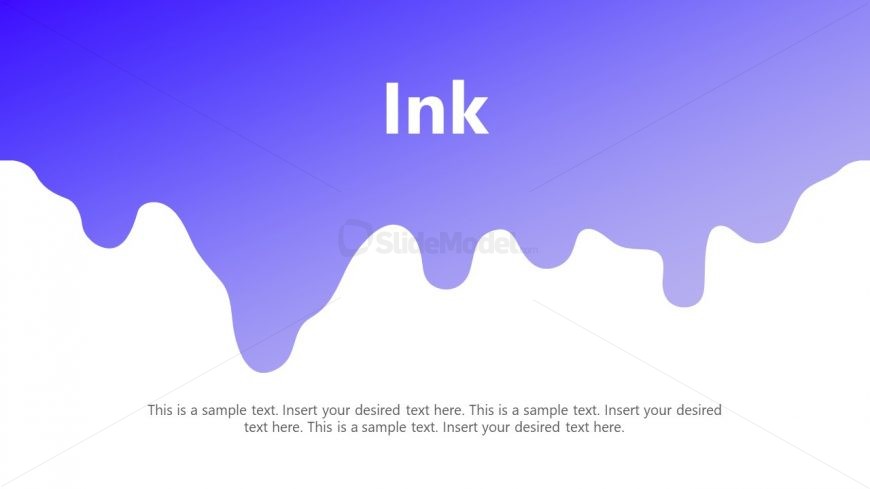 Ink PowerPoint Background Graphics - SlideModel