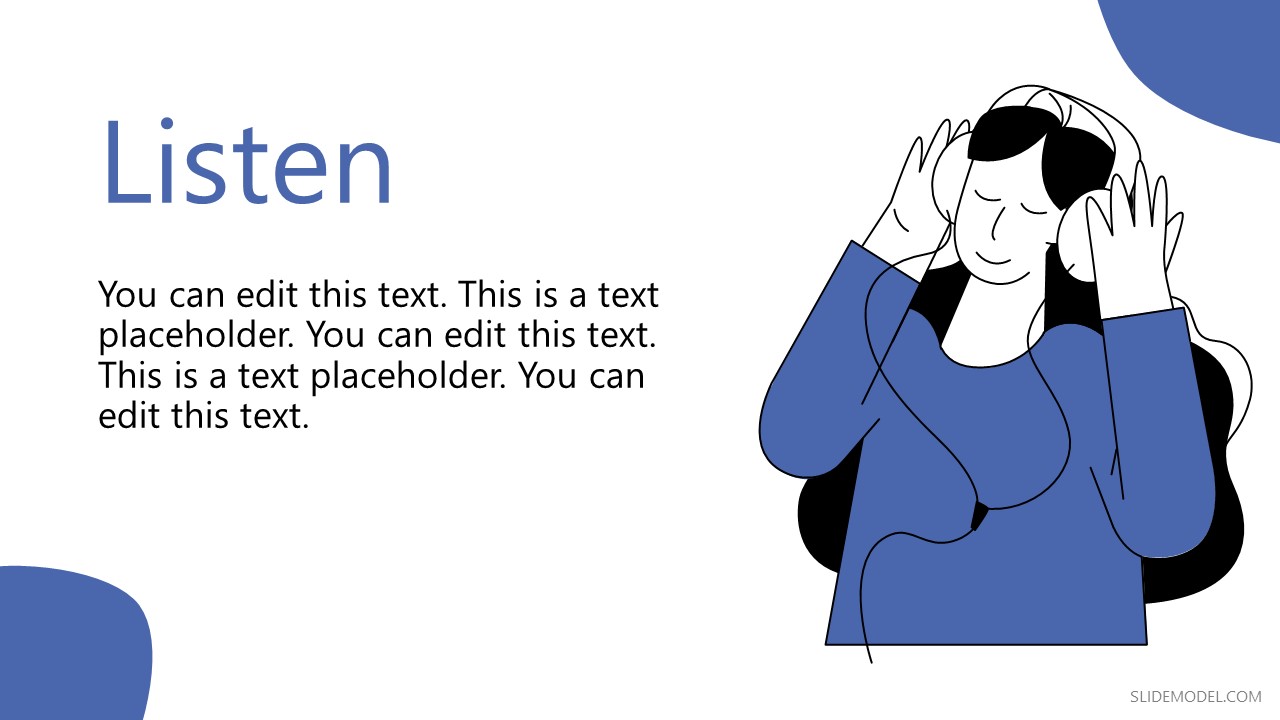 5 Senses PowerPoint Template - SlideModel