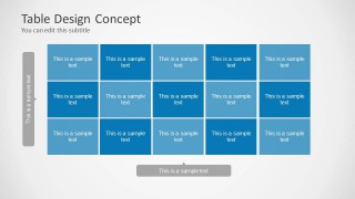 Table Design Concept for PowerPoint - SlideModel