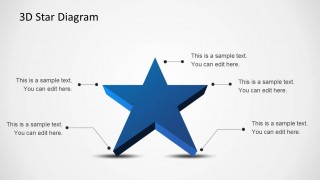 3D Star Diagram Template for PowerPoint - SlideModel