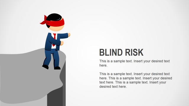 Blind Risk PowerPoint Templates