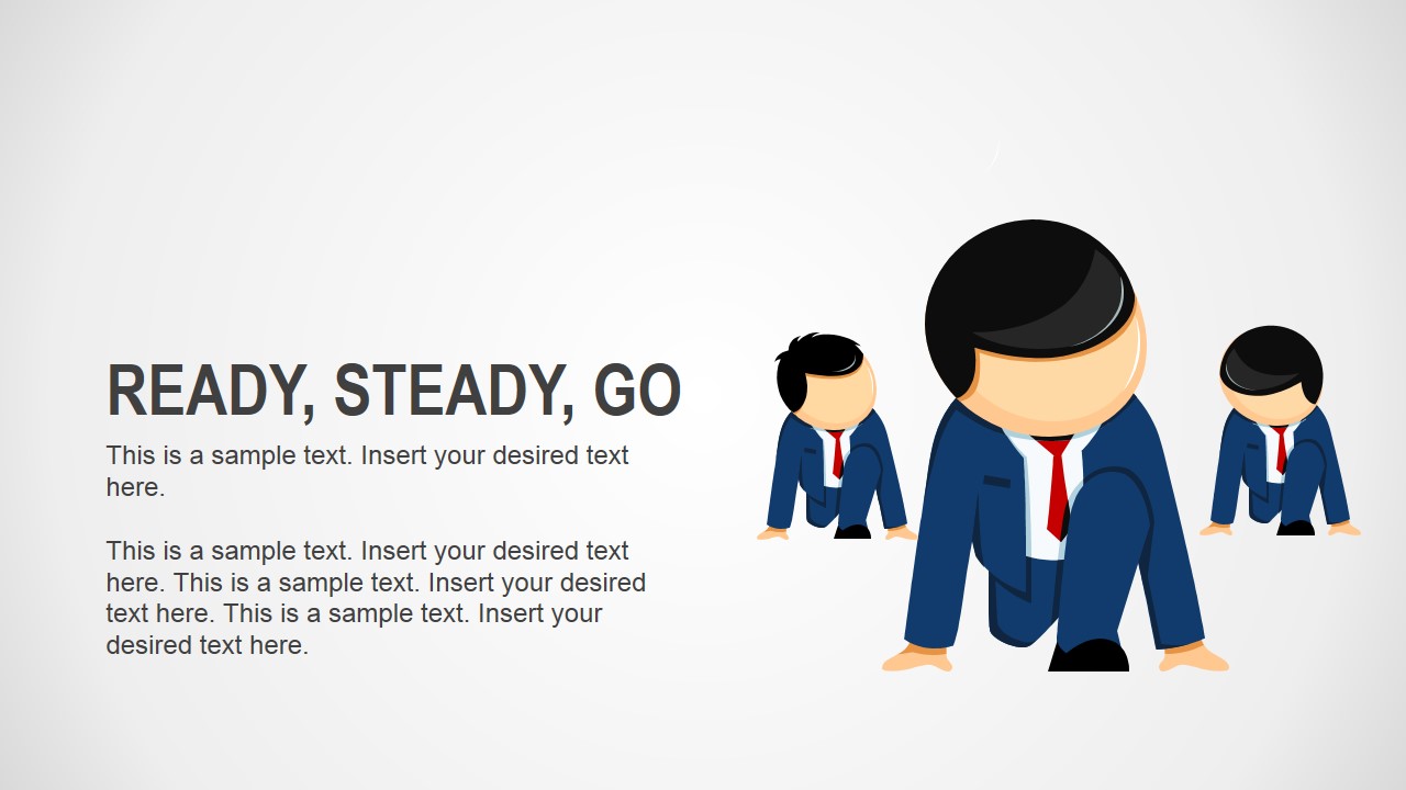 Ready Steady Go Business Analogy Slides for PowerPoint - SlideModel