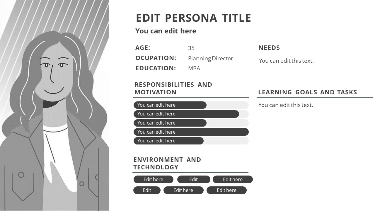 Buyer Persona PowerPoint Template - SlideModel