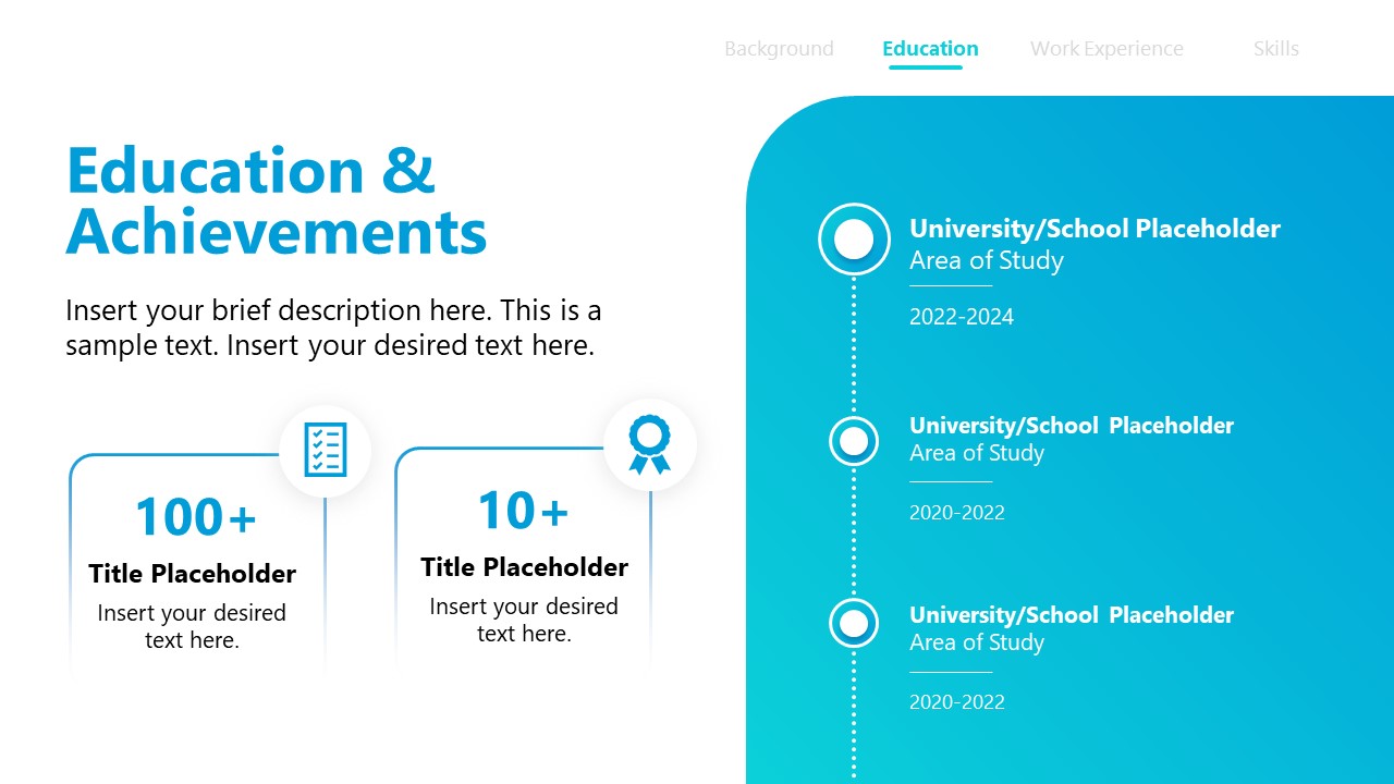 About Me PowerPoint Template