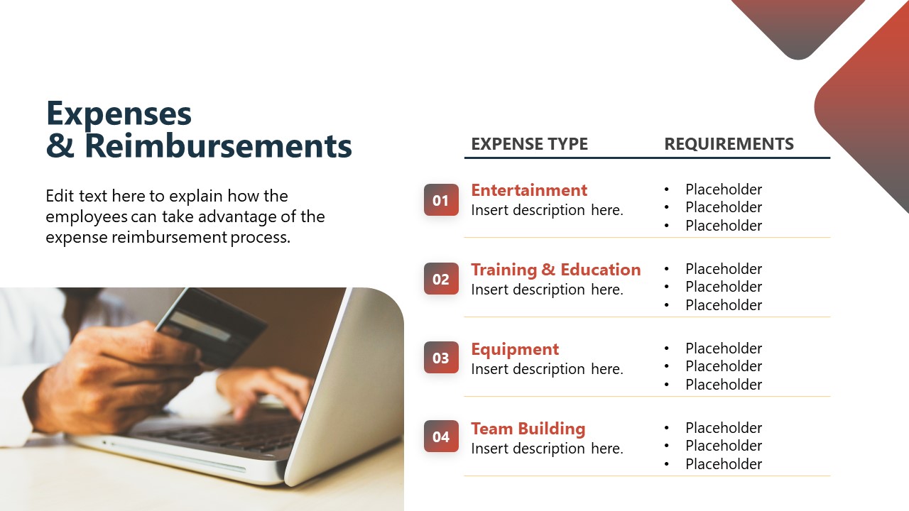 Company Employee Handbook PowerPoint Template