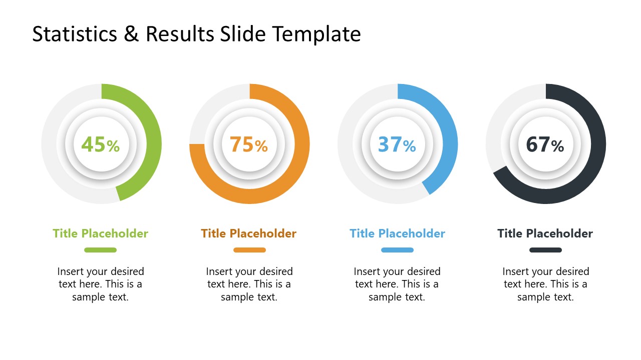 Statistics & Results PowerPoint Template