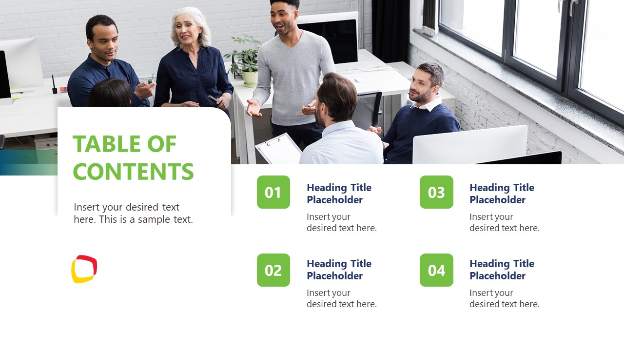 Animated Table of Contents Slide Layouts Template for PowerPoint