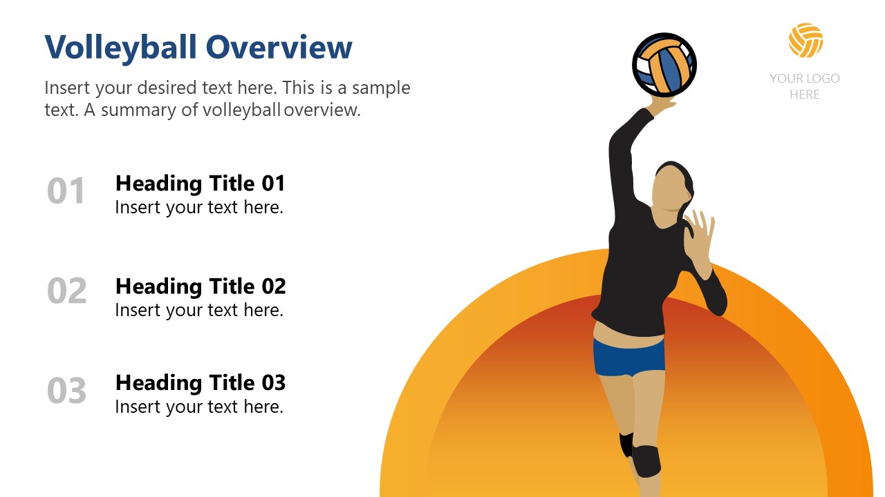 Volleyball PowerPoint Template