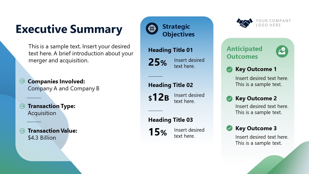 Mergers & Acquisitions PowerPoint Template
