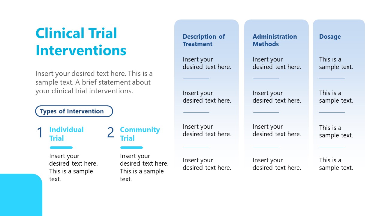Clinical Trial PowerPoint Template