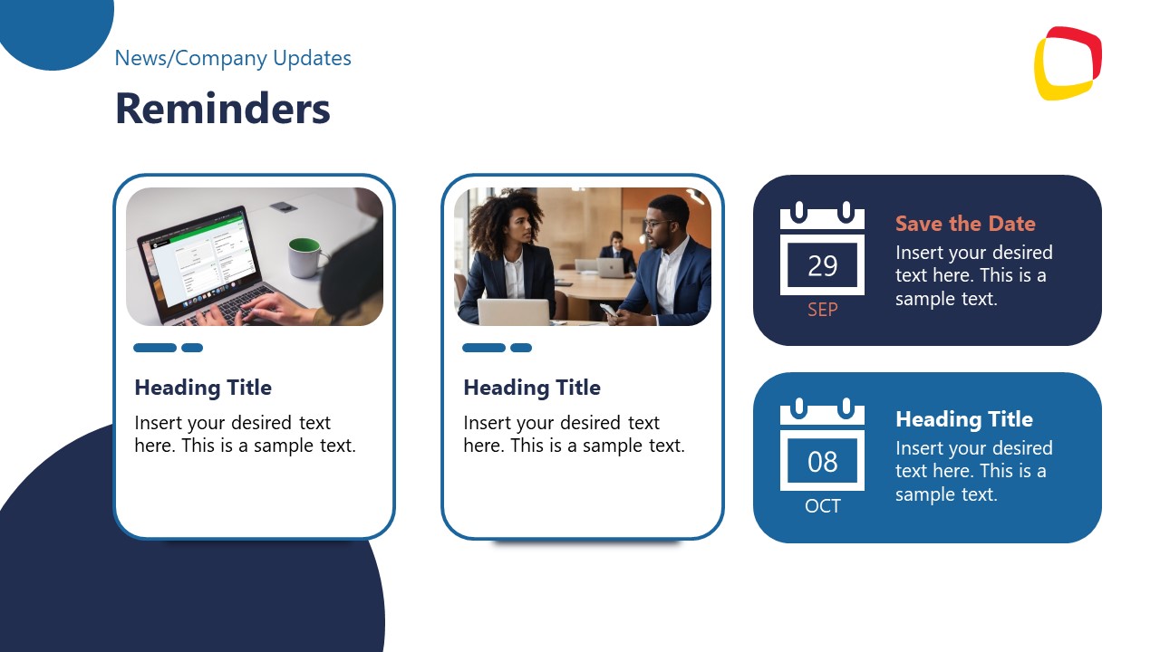 Daily Product Team Updates PowerPoint Template