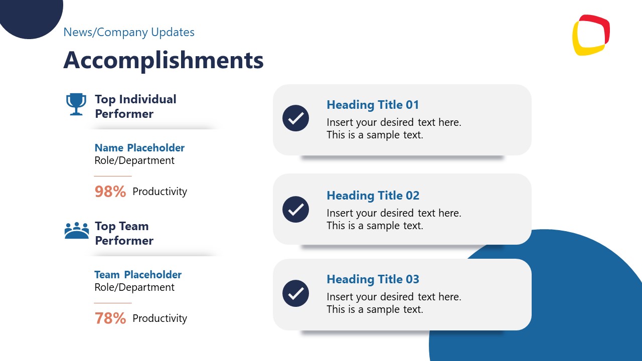 Daily Product Team Updates PowerPoint Template