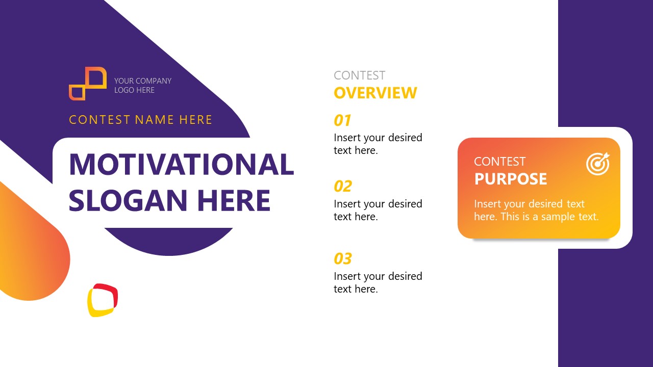 Sales Contest PowerPoint Template