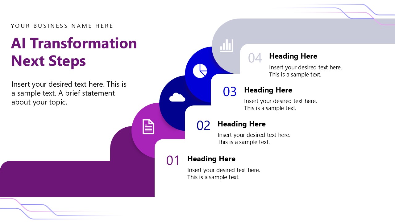 AI Transformation Roadmap PowerPoint Template