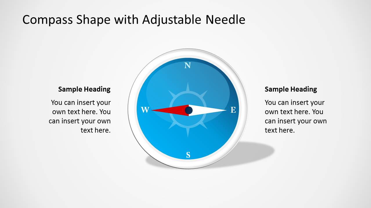 Compass Shape for PowerPoint - SlideModel