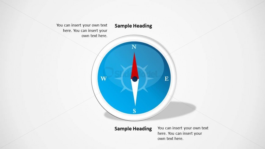 4 Compass Point for PowerPoint - SlideModel