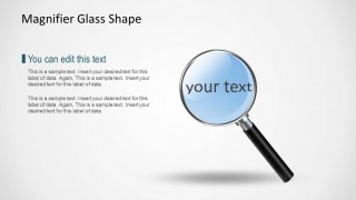 Magnifier Glass Shape for PowerPoint - SlideModel