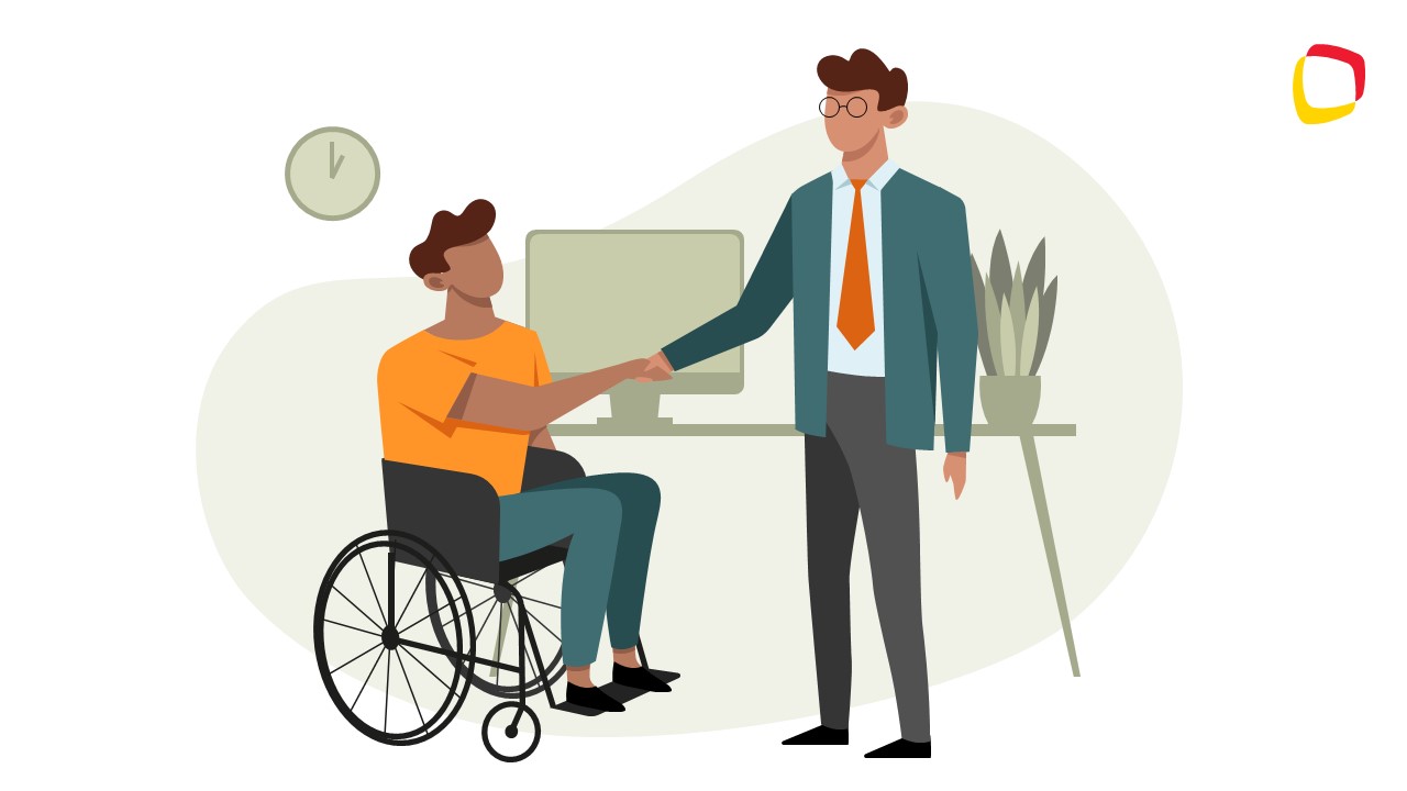 Disability at Work PowerPoint Template & Presentation Slides