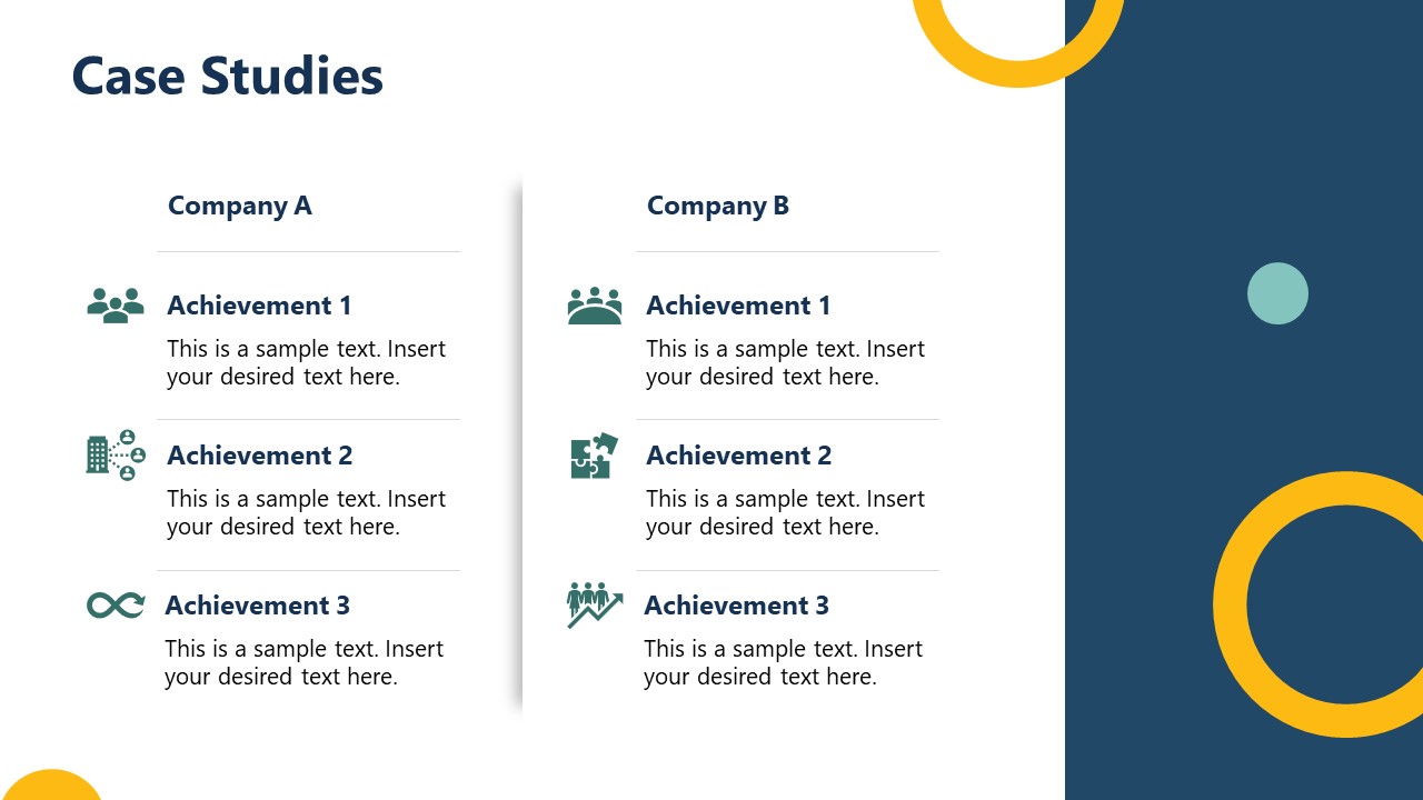 Case Studies Presentation Internal Communication Template Slidemodel