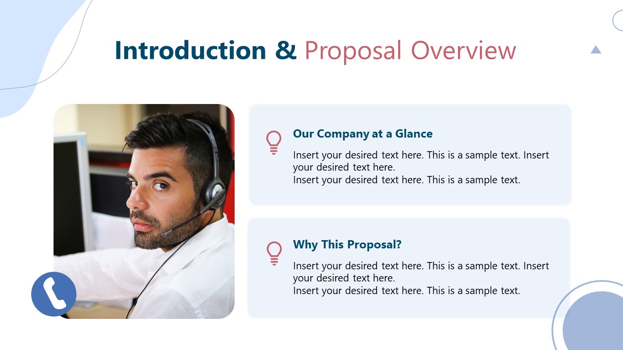 Call Center Proposal PowerPoint Template