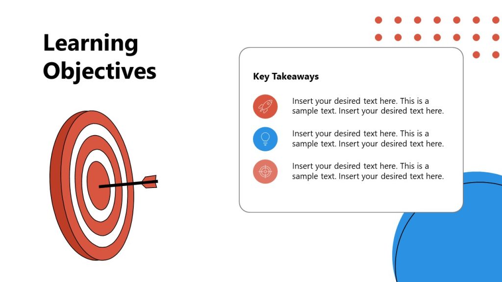 Slide for Learning Objectives - Microlearning Template - SlideModel
