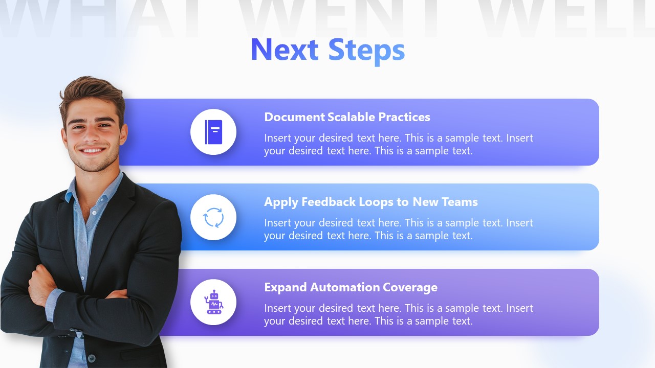 What Went Well PowerPoint Template