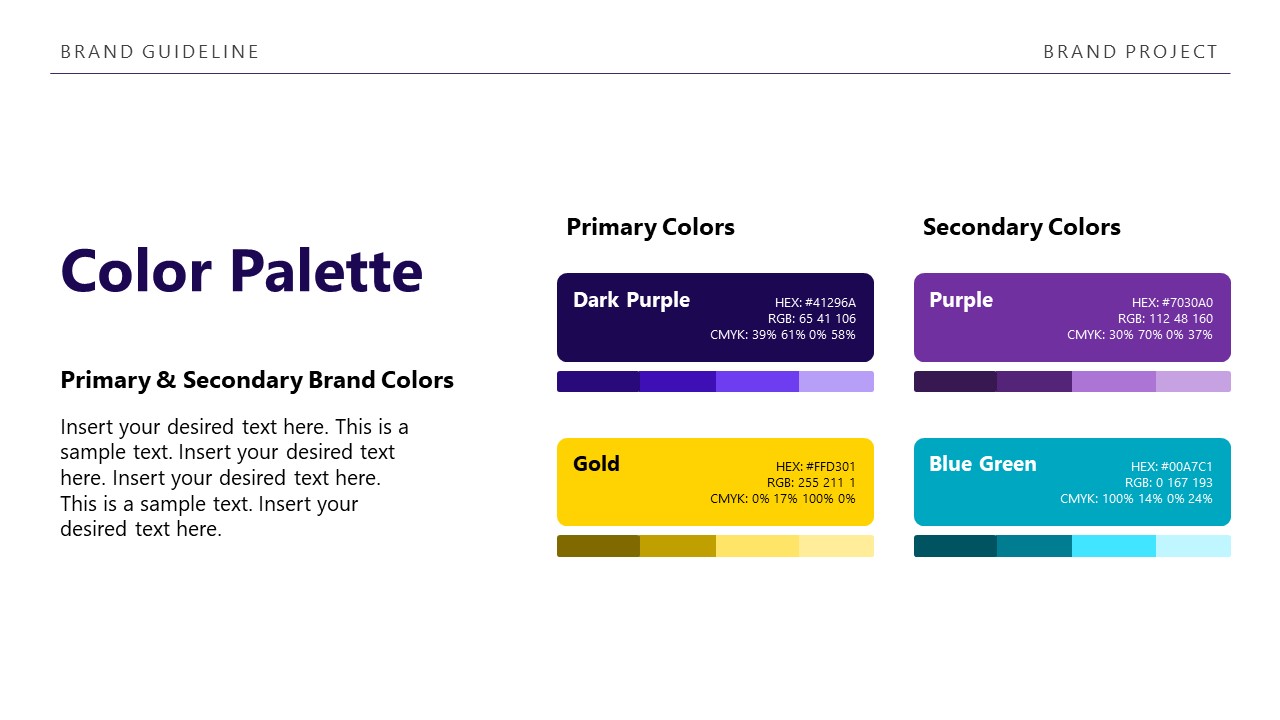 Brand Guidelines PowerPoint Template