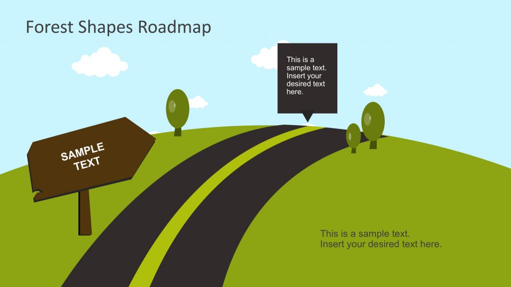 Uphill Layout Guideline Plan - SlideModel