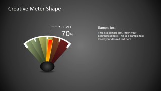 Free Creative Meter Shapes for PowerPoint - SlideModel