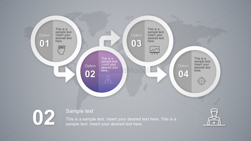 4 Steps Infographic Diagram Slides for PowerPoint - SlideModel 4 Steps Infographic Diagram Slides for PowerPoint - SlideModel