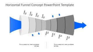 Free Horizontal Funnel PowerPoint Template - SlideModel