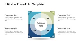 Free 4 Blocker PowerPoint Diagrams - SlideModel