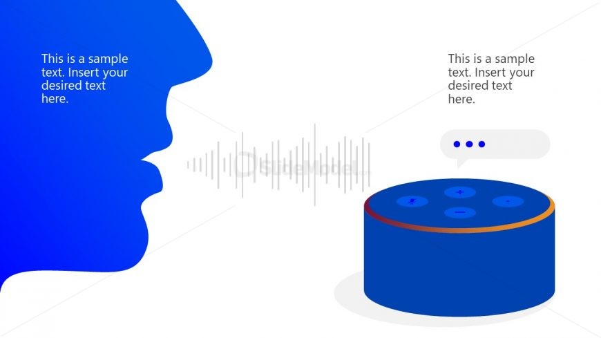 Voice Assistant Digital Device PowerPoint - SlideModel