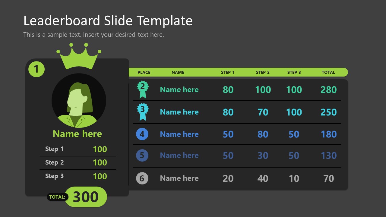 Free Leadership Slide Template for PowerPoint & Google Slides