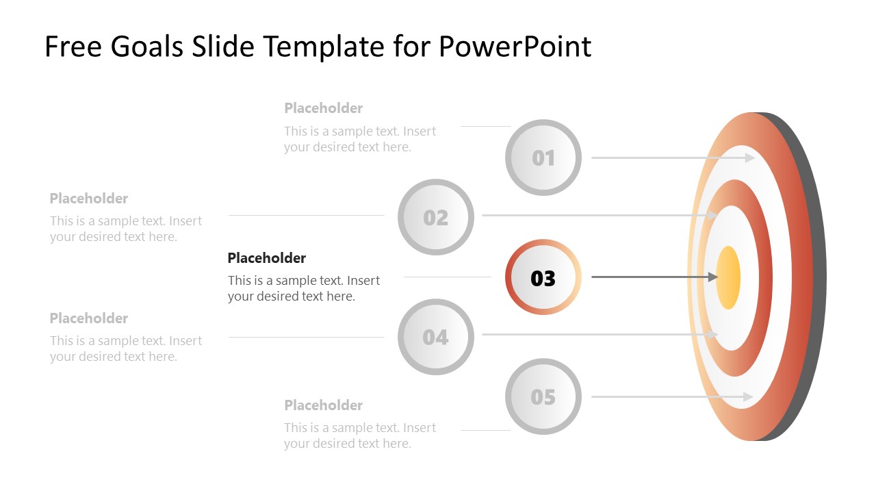 Free Goals Slide Template for PowerPoint & Google Slides