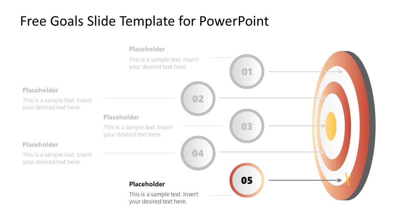 Free Goals Slide Template for PowerPoint & Google Slides