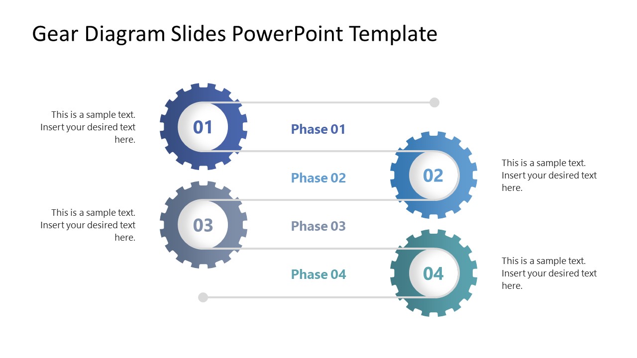 Free Gear Diagram PowerPoint Template & Google Slides