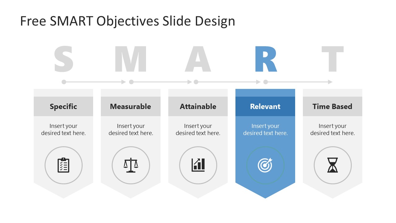 Free SMART Objectives PowerPoint Template & Google Slides