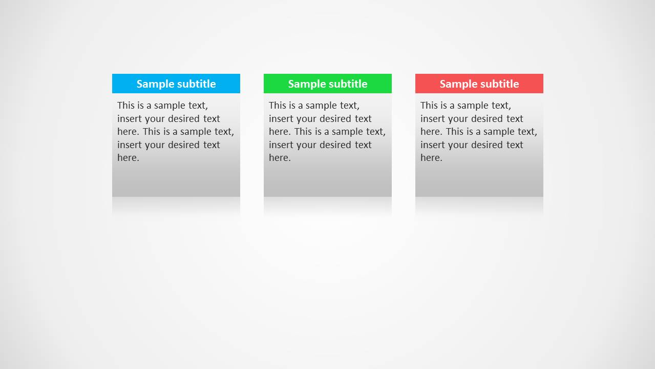 3 Columns Slide Design for PowerPoint - SlideModel
